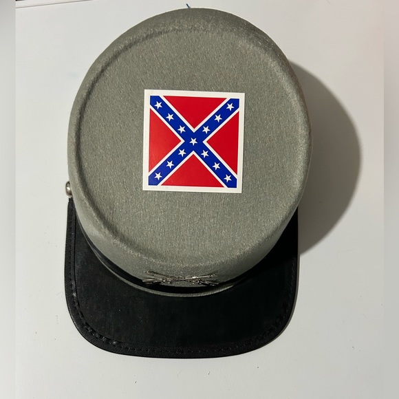 unbranded | Accessories | Vintage Civil War Confederate Wool Lined Kepi ...